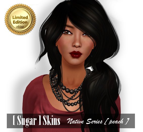Second Life Marketplace - [ Sugar ] Skins - Native Series peach